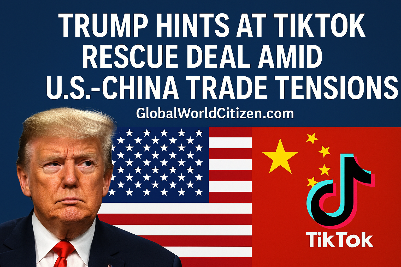 🇺🇸 Trump Hints at TikTok Rescue Deal Amid Escalating U.S.–China Trade Tensions ...